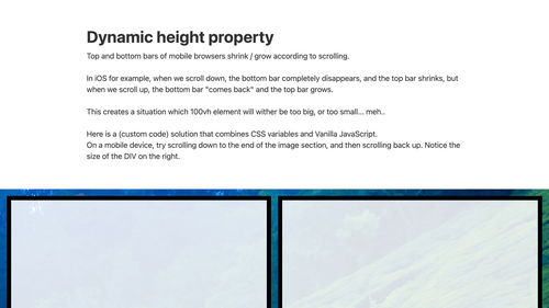 Tiny Resources | Dynamic Height